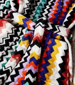 Missoni Best Zigzag Cotton Terry Bathrobe - Multicoloured