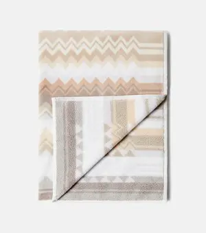 Missoni Giacomo Zigzag Cotton Terry Bath Mat - Beige