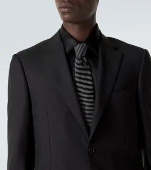 Giorgio Armani Striped Silk Tie