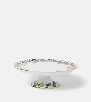 La DoubleJ Borboni Porcelain Cake Stand - White
