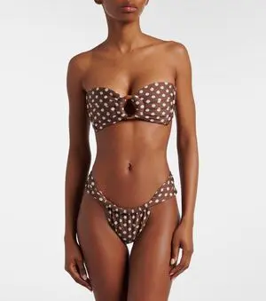 MONTCE Vivian Polka-dot Bikini Top