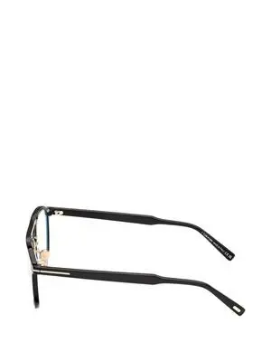 TOM FORD Double-bridge Pilot-frame Glasses