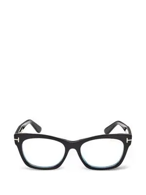 TOM FORD T-logo Cat-eye Glasses - Black