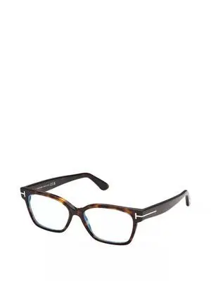 TOM FORD Tortoiseshell-effect Cat-eye Glasses - Brown
