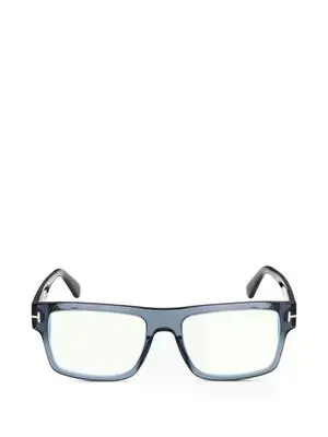 TOM FORD Rectangle-frame Glasses - Grey
