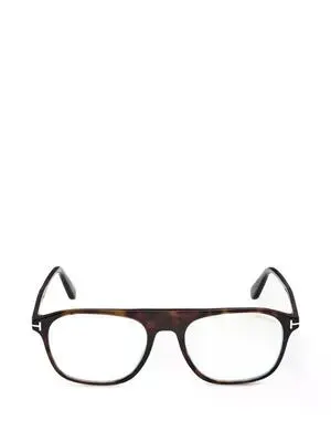 TOM FORD Tortoiseshell-effect Pilot Glasses - Brown
