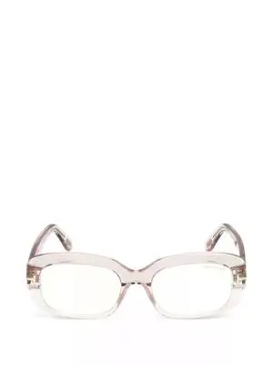 TOM FORD T-logo Rectangle-frame Glasses