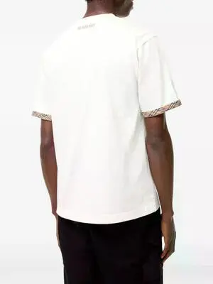 Burberry Check-trim Cotton T-shirt