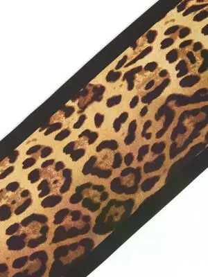 Givenchy Maxi Leopard-print Silk Bandeau Scarf