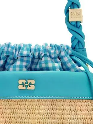 GANNI Raffia Bucket Bag