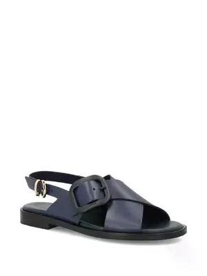 FRAU Crossover Strap Buckled Sandals