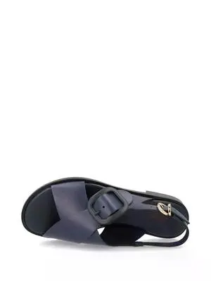 FRAU Crossover Strap Buckled Sandals