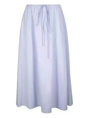 PETER COHEN Drawstring Maxi Skirt - Blue