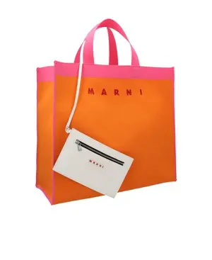 Marni Logo Jacquard Tote Bag