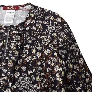 Max Mara Long Sleeved Floral Dress