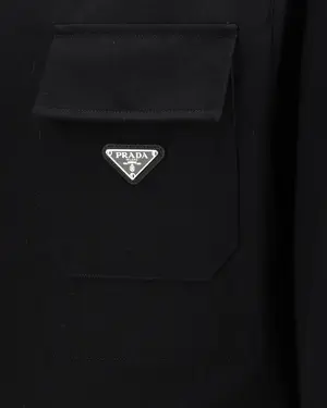 Prada Triangle-logo Straight Hem Jacket