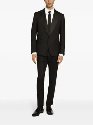 Dolce & Gabbana Single-breasted Tailored Suit With Pleated Trousers