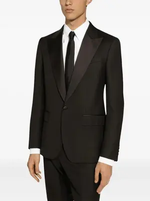 Dolce & Gabbana Single-breasted Tailored Suit With Pleated Trousers
