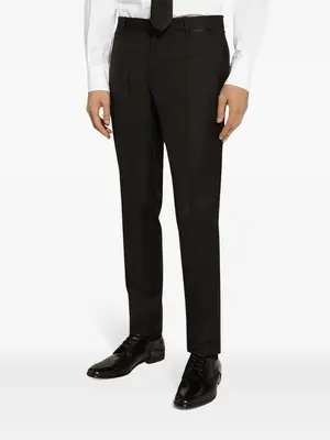 Dolce & Gabbana Single-breasted Tailored Suit With Pleated Trousers