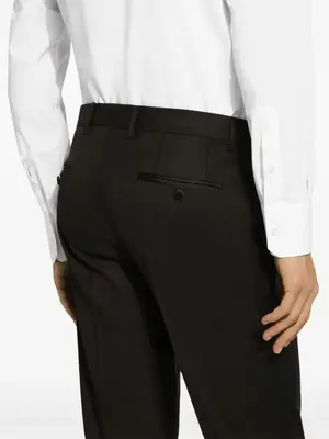 Dolce & Gabbana Single-breasted Tailored Suit With Pleated Trousers