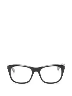 Valentino Garavani Vlogo Square-frame Eyeglasses - Black