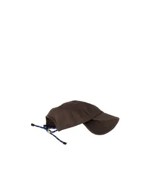 Miu Miu Baseball Cap With Logo Embroidery - Dark Brown/iris