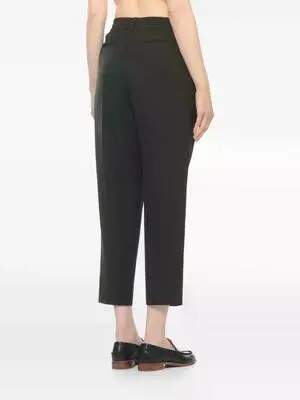 PT TORINO Cropped Pleated Trousers