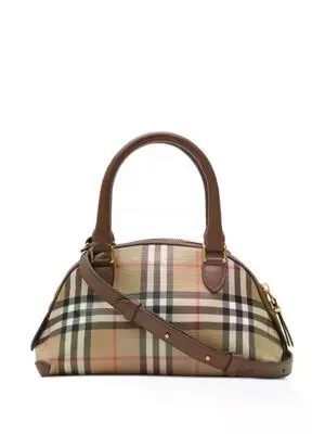 Burberry Mini Primrose Bag In Coated Cotton Canvas And Calf Leather
