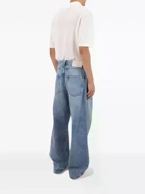ICON DENIM LOS ANGELES Faded Straight-leg Jeans