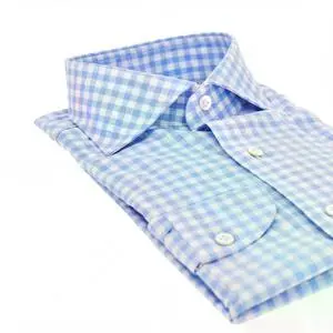 BORRIELLO NAPOLI Gingham-check Shirt
