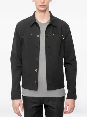 MA+ Trucker Cross-stitch Button-up Jacket