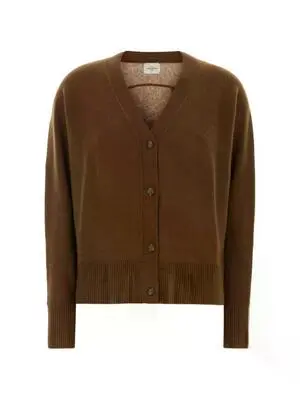 Le Kasha Lys V-neck Cardigan - Brown