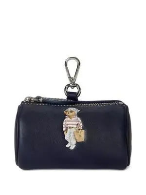 Polo Ralph Lauren Polo Bear Leather Coin Purse - Blue