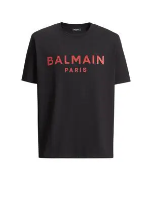 Balmain T-shirt With Paris Print - Multicolor