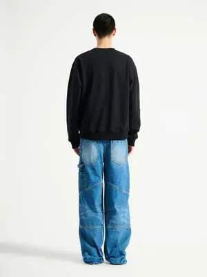Balmain Embroidered Cotton Fleece Sweatshirt
