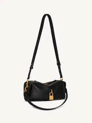 Balmain Small Pulse Bag In Smooth Leather - Black
