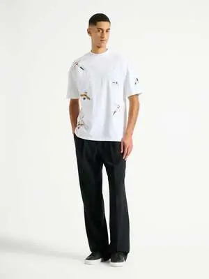 Balmain Embroidered Insect T-shirt