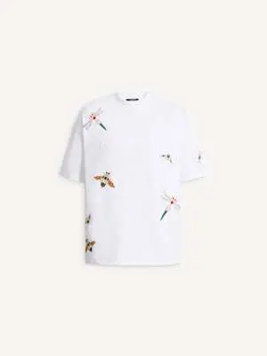 Balmain Embroidered Insect T-shirt