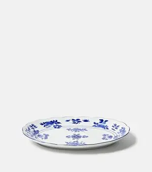 CABANA Gloria Floral Porcelain Platter - Blue
