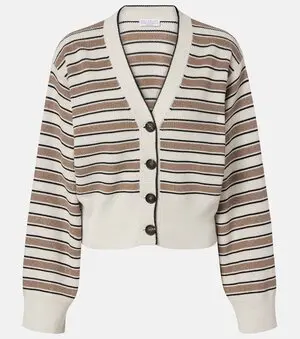 Brunello Cucinelli Striped Cardigans For Women