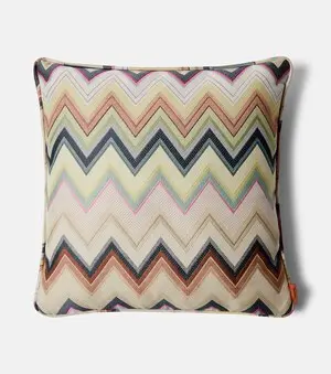 Missoni Agadir Zigzag Cotton-blend Cushion - Multicoloured