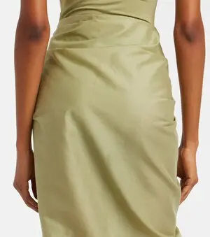 ERES Cabine Cotton Voile Beach Cover-up - Green