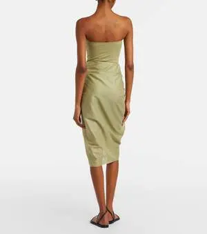 ERES Cabine Cotton Voile Beach Cover-up - Green