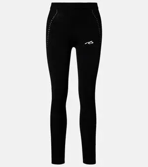 Balenciaga Jersey Leggings - Black