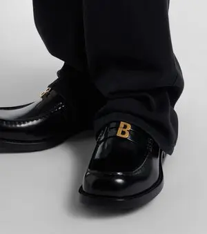 Balenciaga Leather Loafers