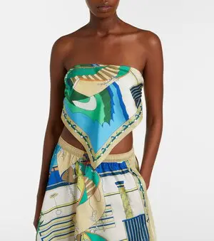 Tory Burch Printed Silk Top