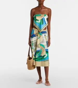 Tory Burch Printed Silk Top