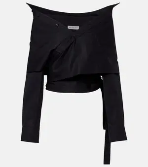 Balenciaga Tie Detailed Blouses For Women