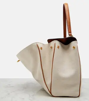 Balenciaga Rodeo Medium Canvas Shoulder Bag