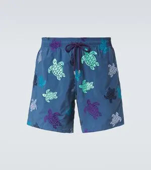 Vilebrequin Embroidered Swim Trunks - Blue